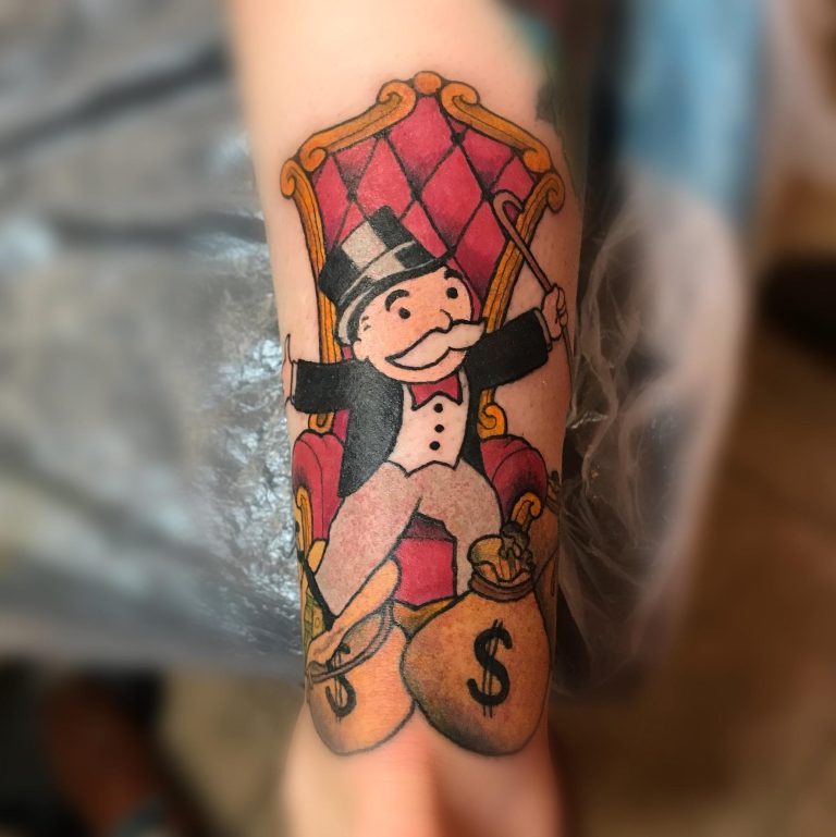 Monopoly Man Tattoo Design Ideas for Sleeves, Hand, and Unique Stencil ...