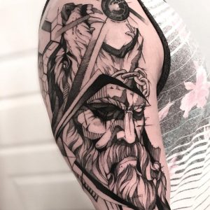 Odin Tattoo Design Ideas Inspired by Norse Mythology and Viking Symbols