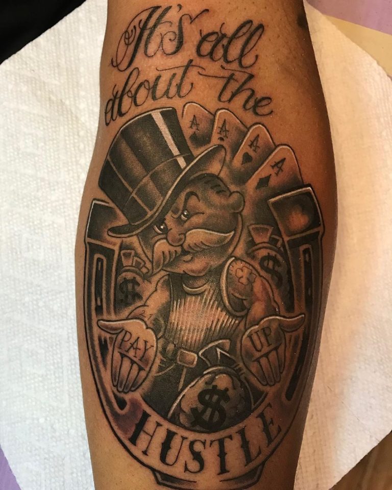 Monopoly Man Tattoo Design Ideas for Sleeves, Hand, and Unique Stencil ...