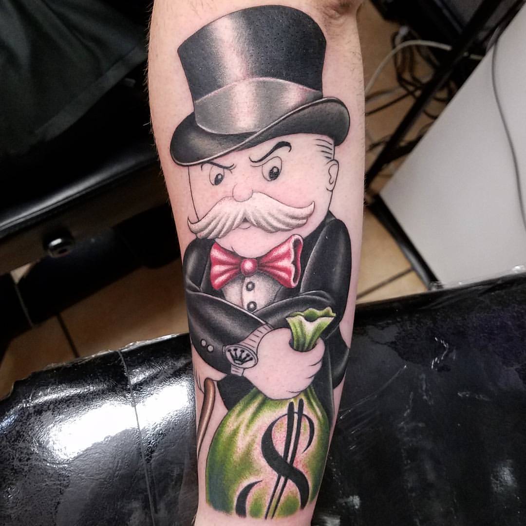 Monopoly Man Tattoo Design Ideas for Sleeves, Hand, and Unique Stencil ...