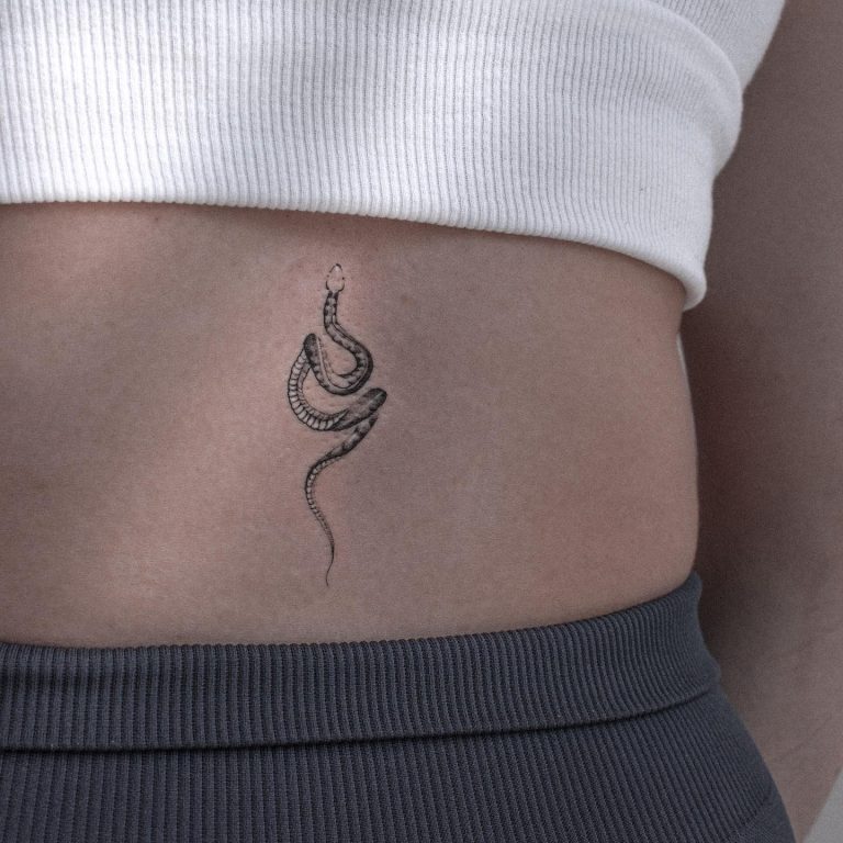 Lower back tattoo designs for women and men with meaning, flowers, and ...