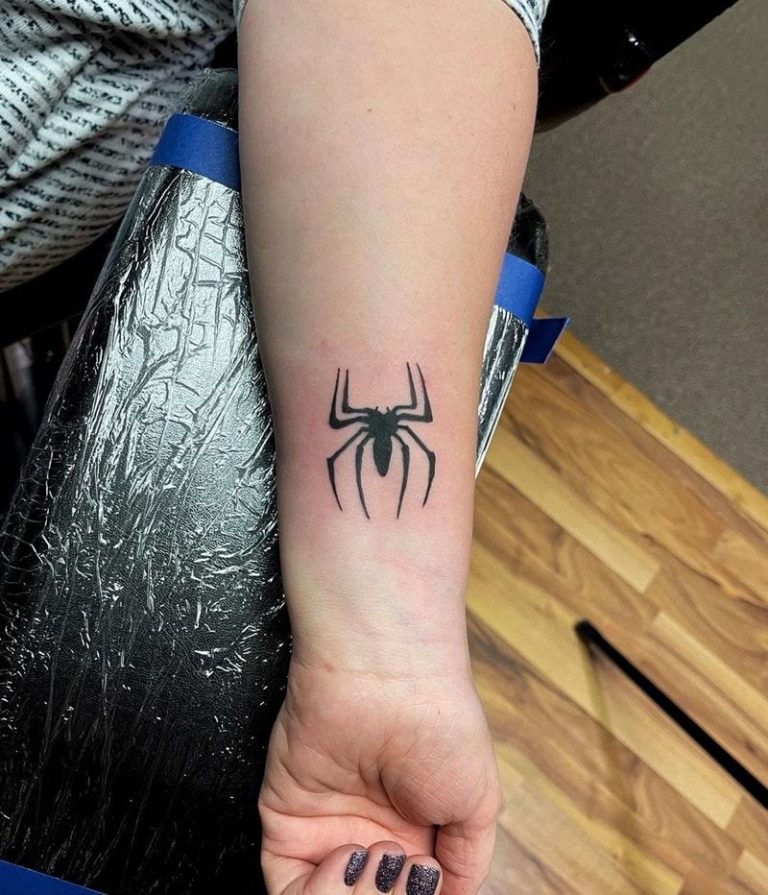 Amazing Spider-Man Tattoo Ideas for Small, Simple, and Colorful Sleeve ...