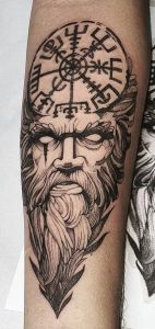 Odin Tattoo Design Ideas Inspired by Norse Mythology and Viking Symbols