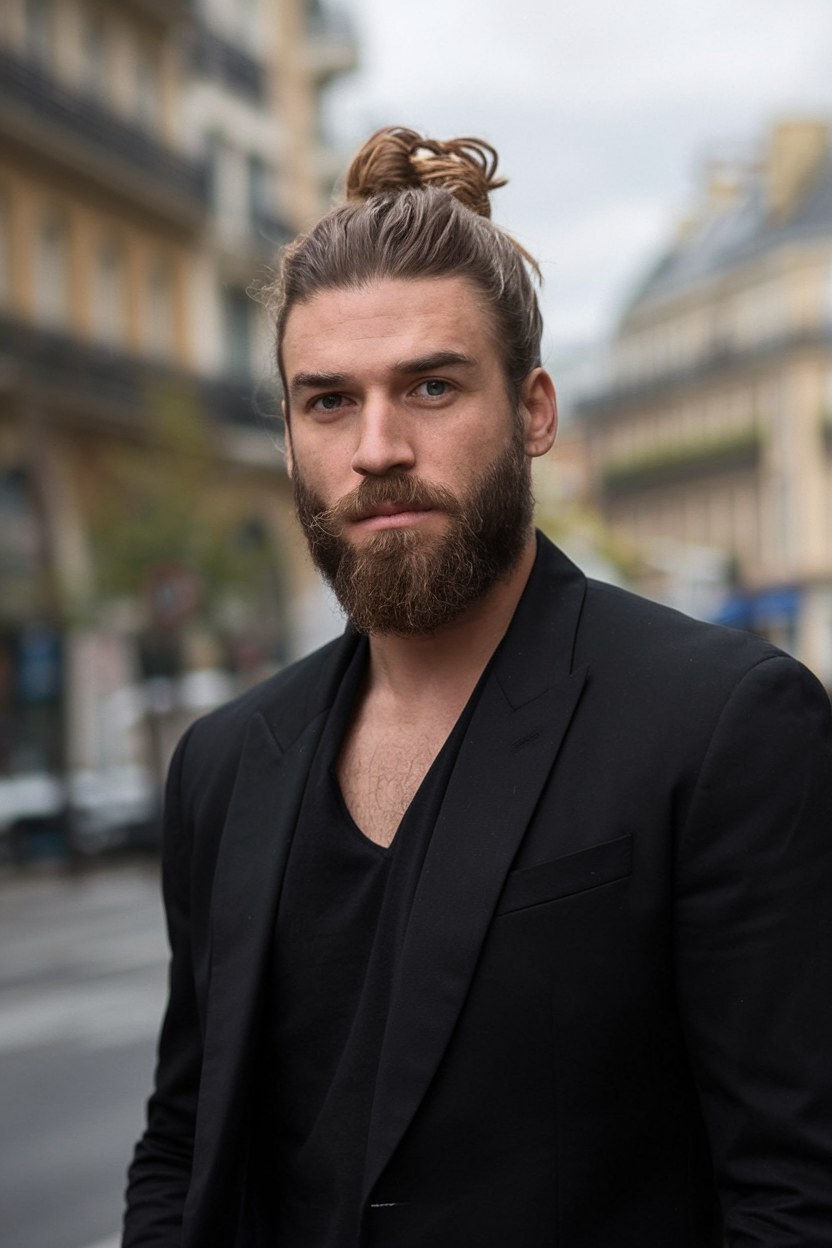 25 Long Hairstyles For Men 2025 With Curly, Straight, Wavy Hair, Beard ...