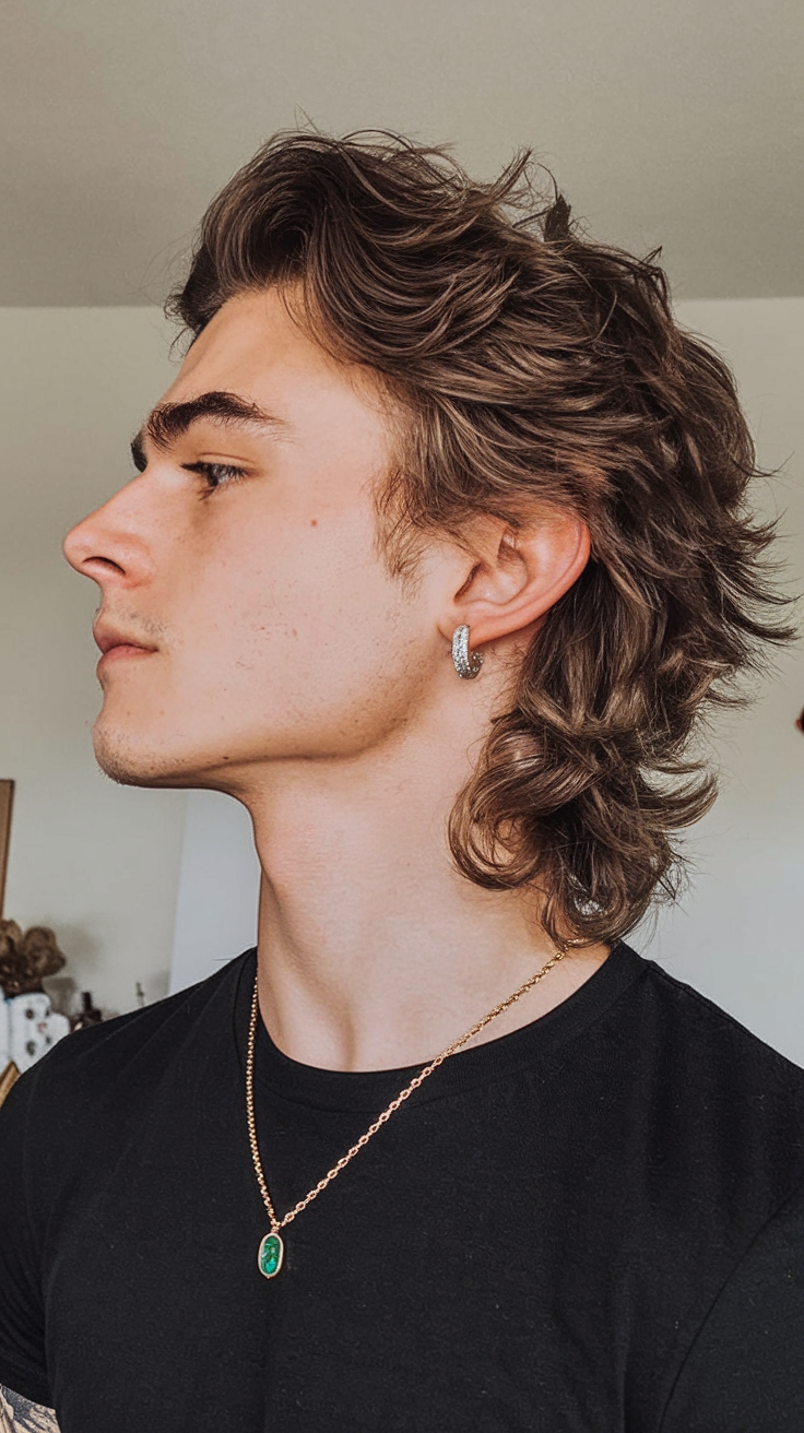 Short Wolf Cut For Men 2025: 23 Ideas For Wavy, Straight, Shaggy, Curly ...