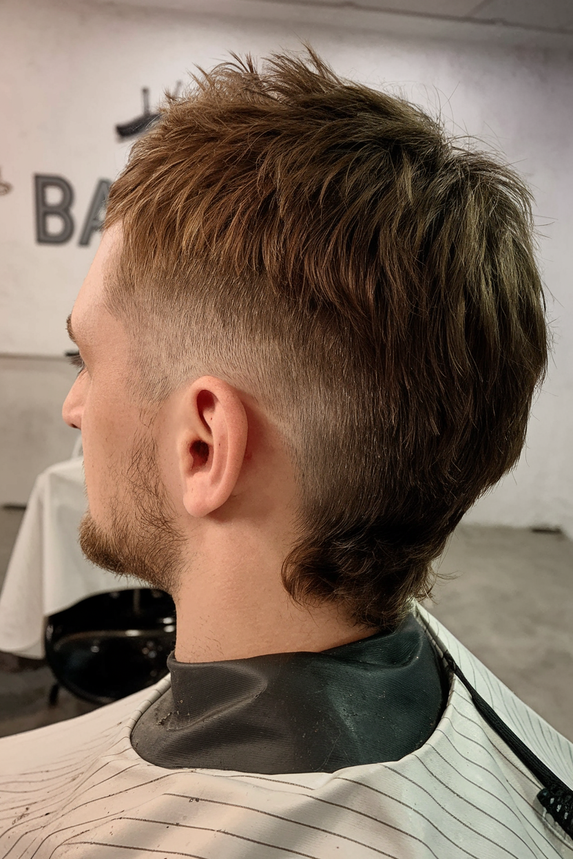 Short Mullet For Mens 2025: 21 Ideas Including Fade, Shaved Sides, Wolf ...