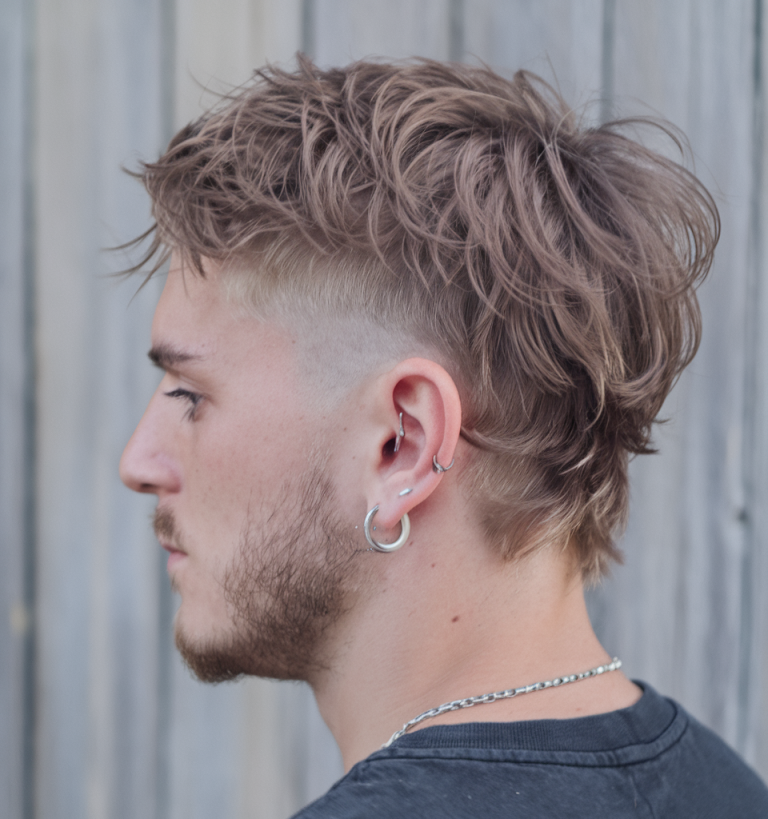 Short Mullet For Mens 2025: 21 Ideas Including Fade, Shaved Sides, Wolf ...