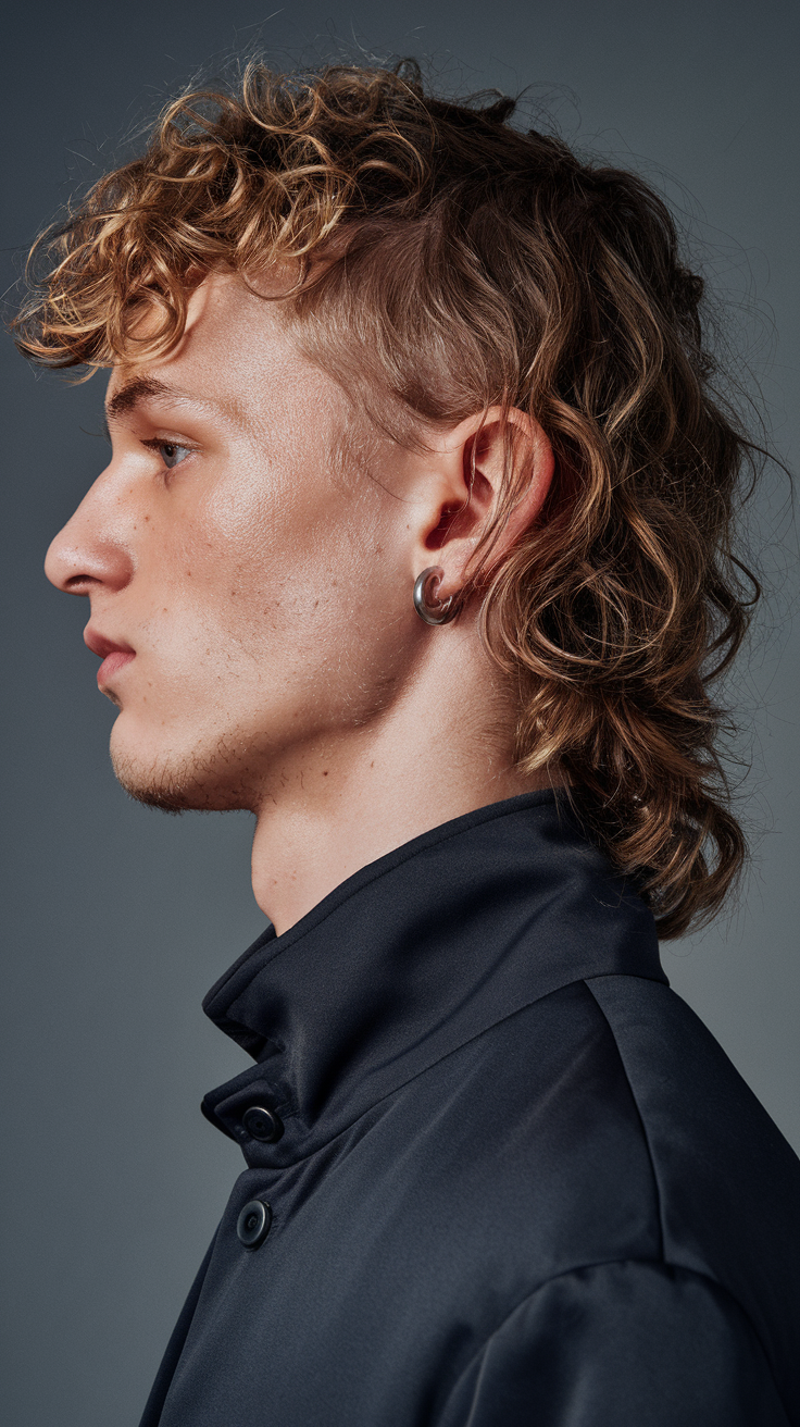 Short Wolf Cut For Men 2025: 23 Ideas For Wavy, Straight, Shaggy, Curly ...
