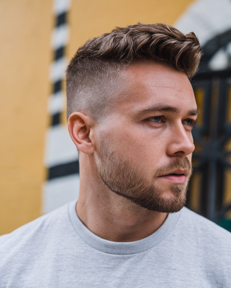 Modern Textured Crew Cut 2025: 23 Ideas For Men And Boys With Short Or ...