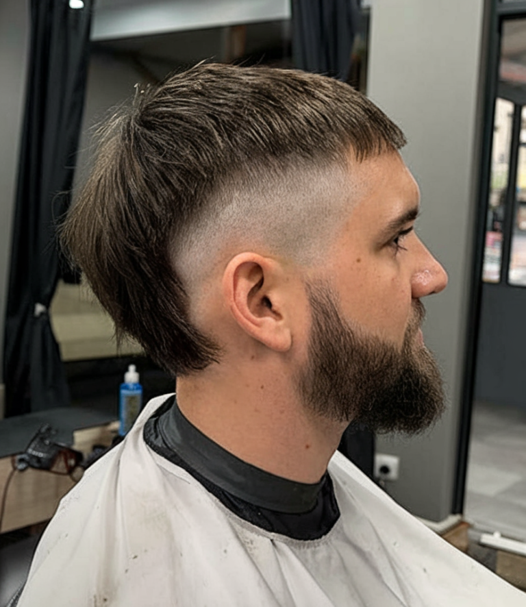 Short Mullet For Mens 2025: 21 Ideas Including Fade, Shaved Sides, Wolf ...