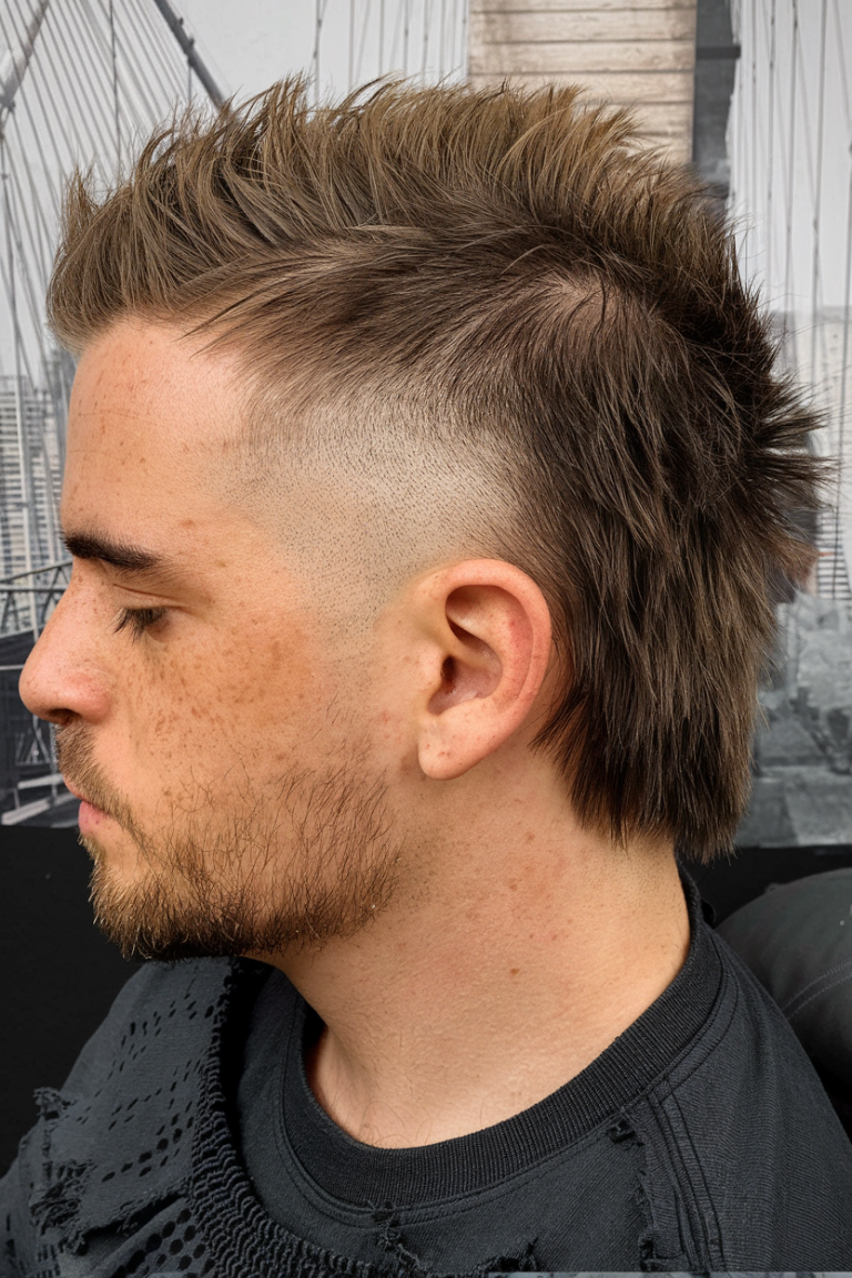 Short Mullet For Mens 2025: 21 Ideas Including Fade, Shaved Sides, Wolf ...