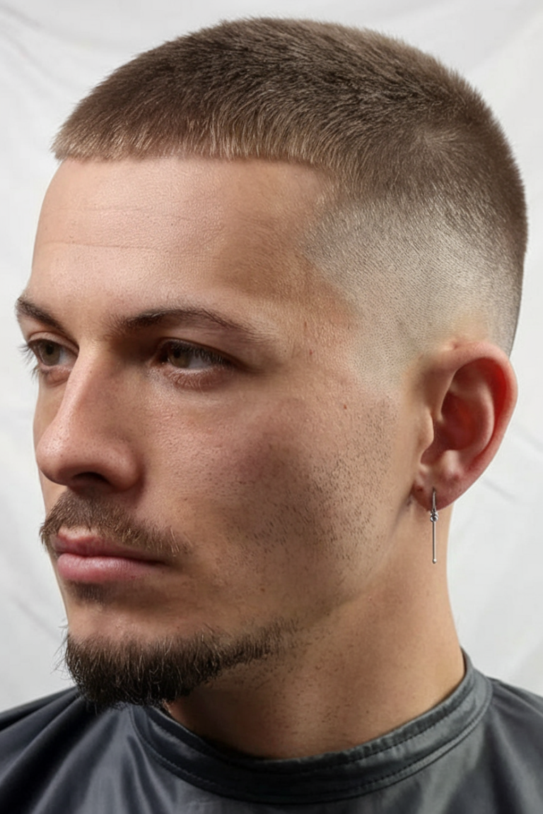 Buzz Cut For Men 2025: 23 Ideas With Beard, Fade, Short And Curly ...