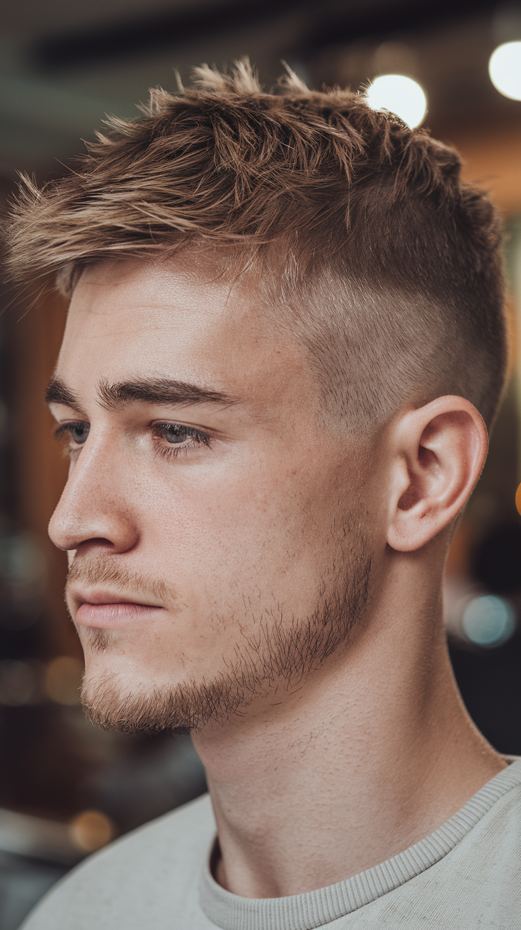 Modern Textured Crew Cut 2025: 23 Ideas For Men And Boys With Short Or ...