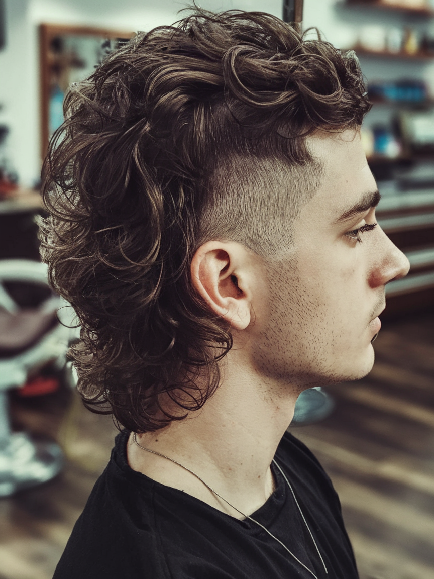 Modern Mullet Fade 2025: 27 Ideas For Men With Beard, Short, Long ...