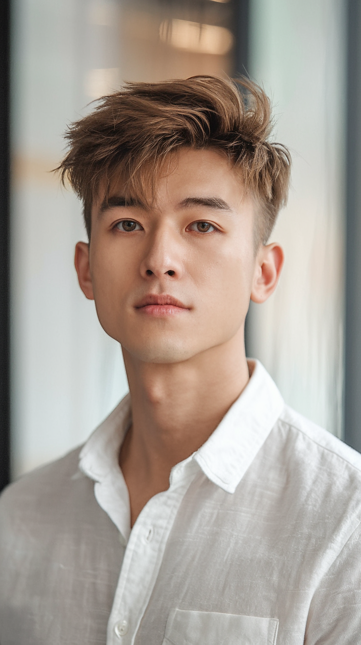 Korean Short Hair 2025 For Men: 22 Ideas With Bangs, Undercut, Wolf Cut ...