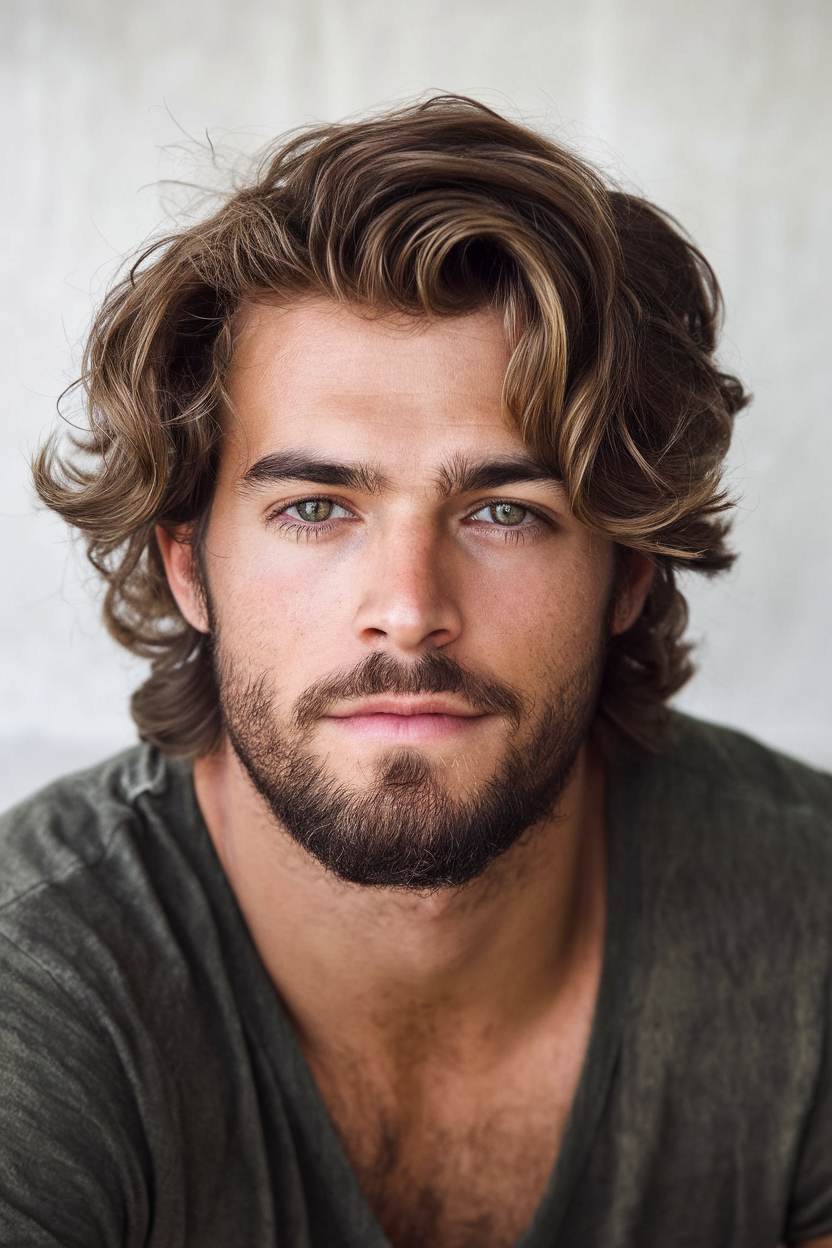 Medium Length Haircut For Men 2025: 27 Best Styles For Wavy, Straight ...