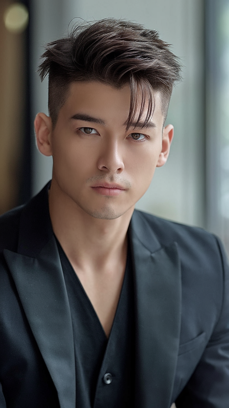 Korean Short Hair 2025 For Men: 22 Ideas With Bangs, Undercut, Wolf Cut ...
