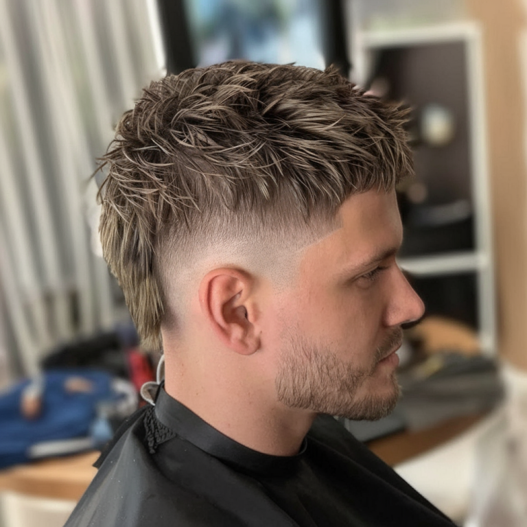 Short Mullet For Mens 2025: 21 Ideas Including Fade, Shaved Sides, Wolf ...