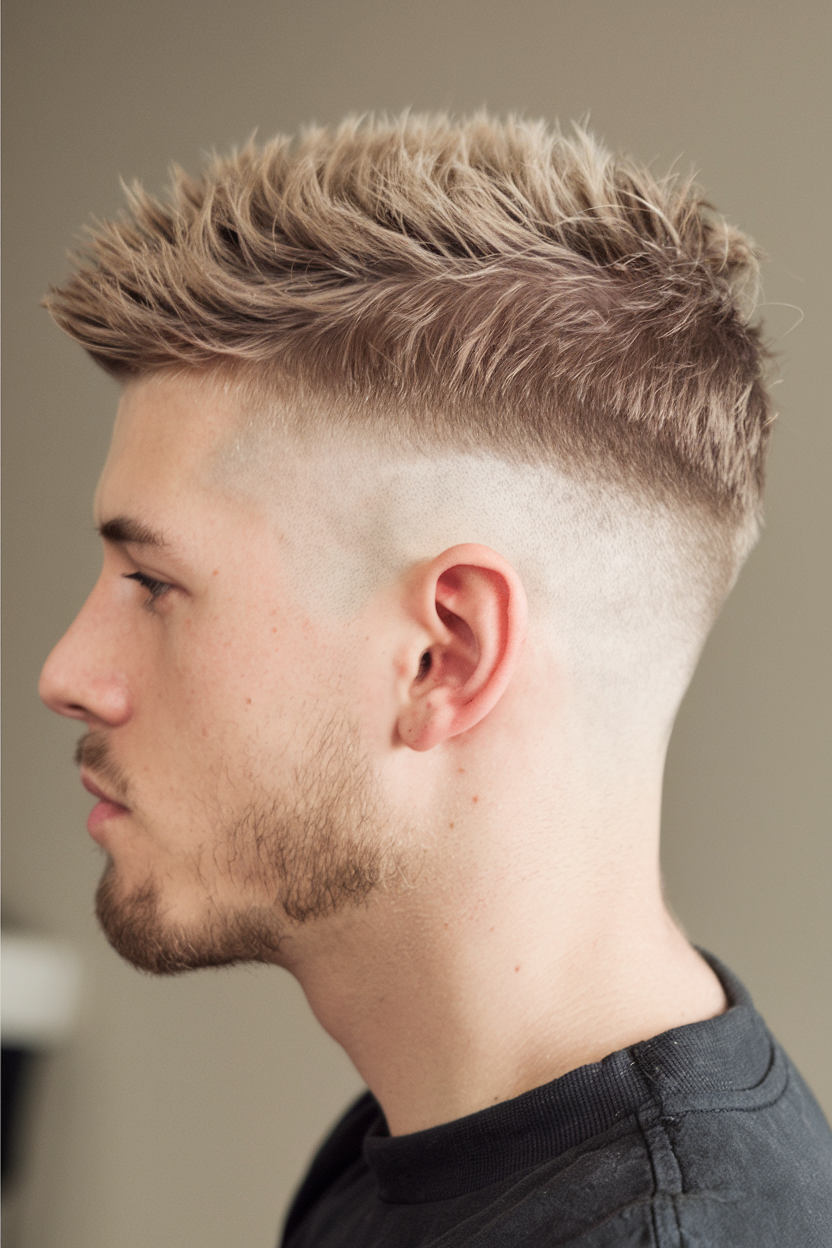 Modern Textured Crew Cut 2025: 23 Ideas For Men And Boys With Short Or ...