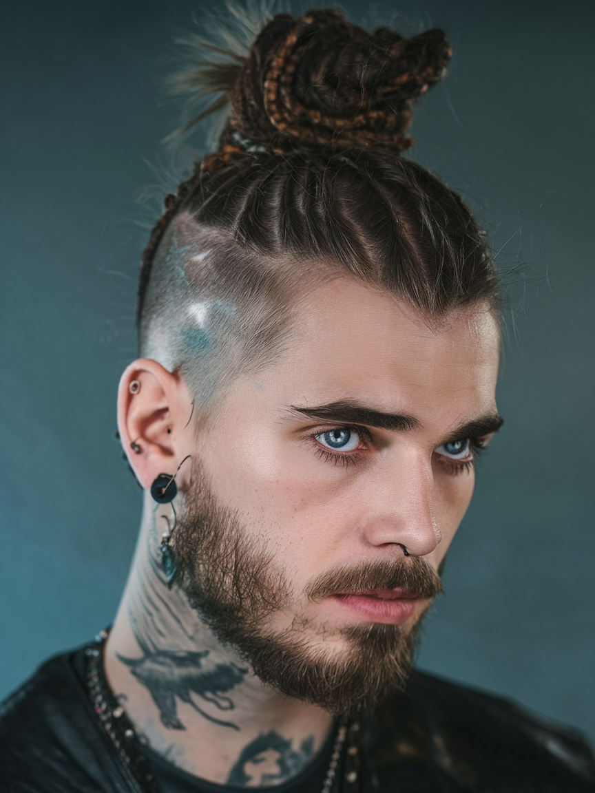 25 Long Hairstyles For Men 2025 With Curly, Straight, Wavy Hair, Beard ...