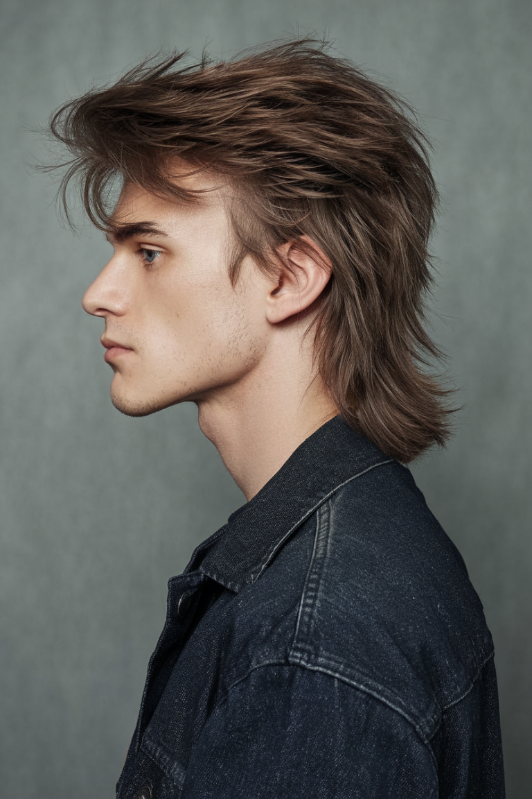 Modern Mullet Fade 2025: 27 Ideas For Men With Beard, Short, Long ...