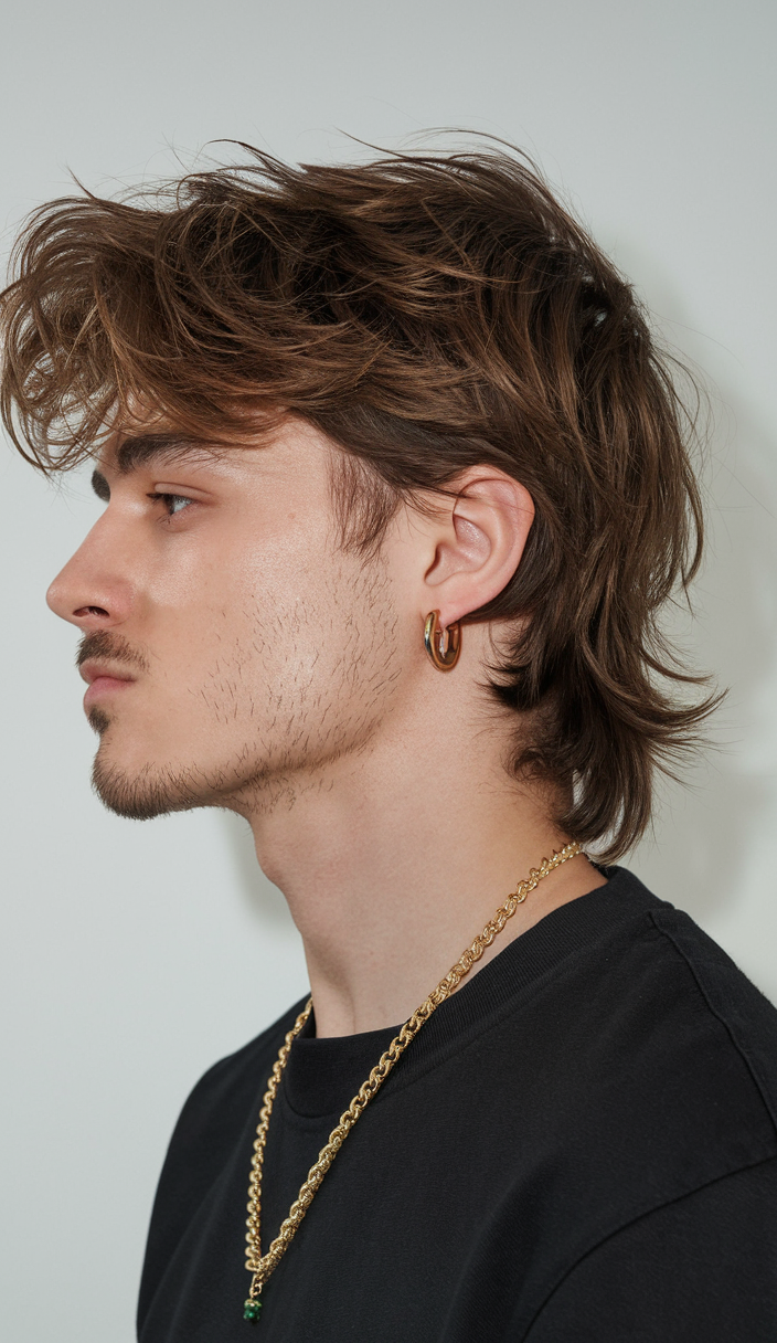 Soft Mullet For Men 2025: 23 Modern Haircut Ideas For Straight, Curly ...