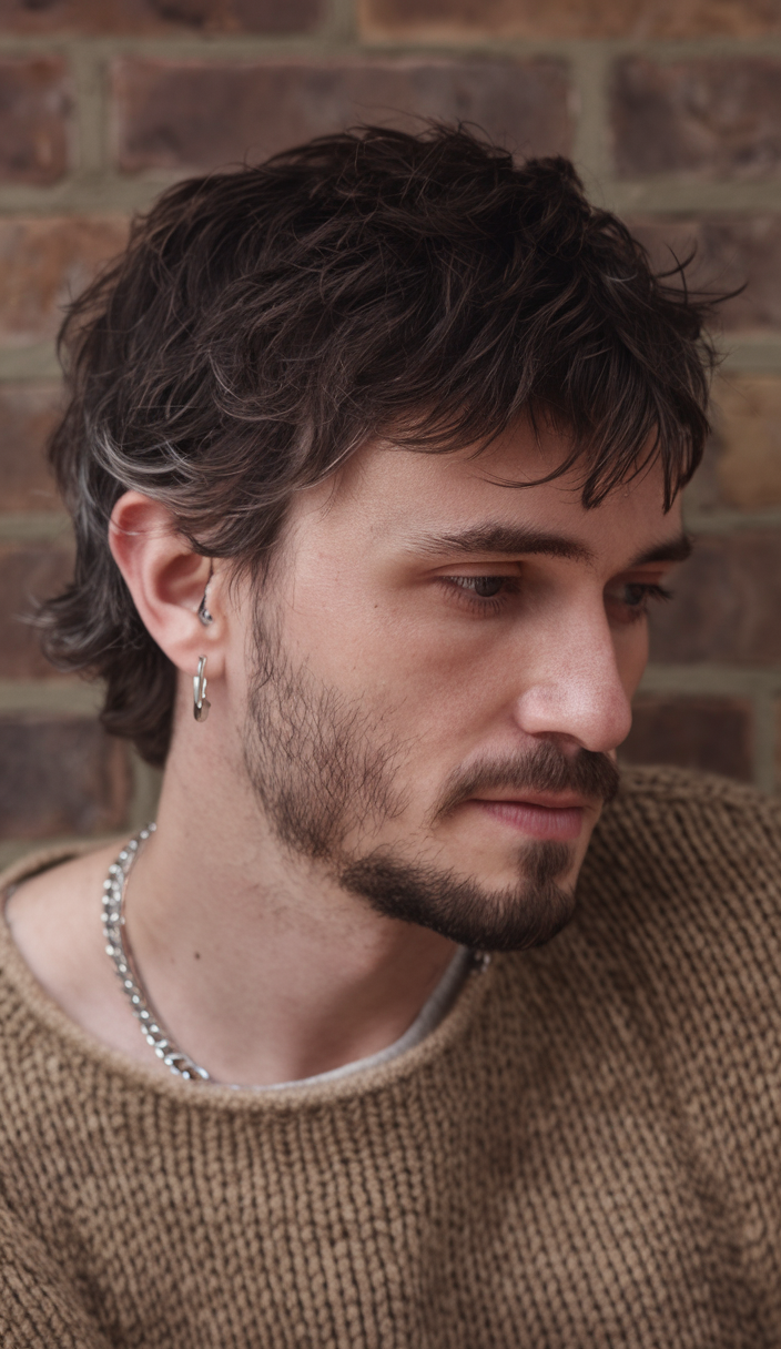 Short Mullet For Mens 2025: 21 Ideas Including Fade, Shaved Sides, Wolf ...