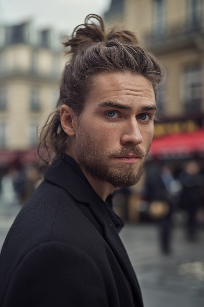 25 Long Hairstyles For Men 2025 With Curly, Straight, Wavy Hair, Beard ...