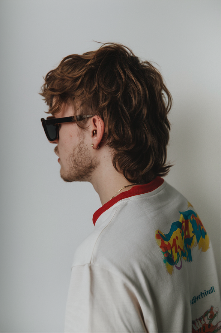 Soft Mullet For Men 2025: 23 Modern Haircut Ideas For Straight, Curly ...