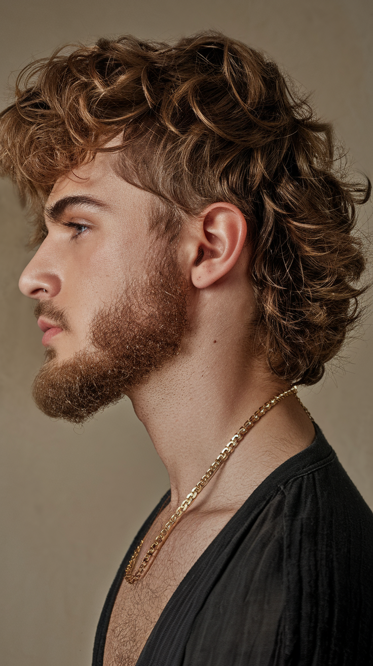 Modern Mullet Fade 2025: 27 Ideas For Men With Beard, Short, Long ...