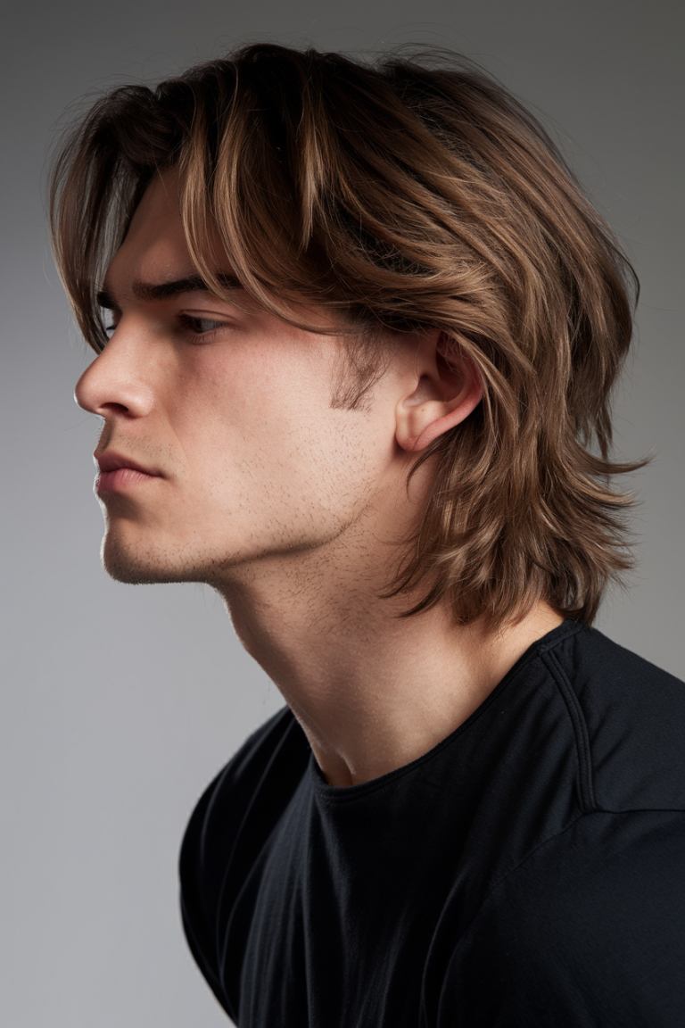 Short Wolf Cut For Men 2025: 23 Ideas For Wavy, Straight, Shaggy, Curly ...