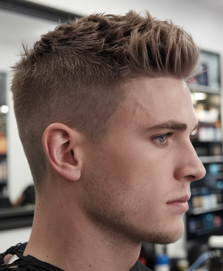 Modern Textured Crew Cut 2025: 23 Ideas For Men And Boys With Short Or ...