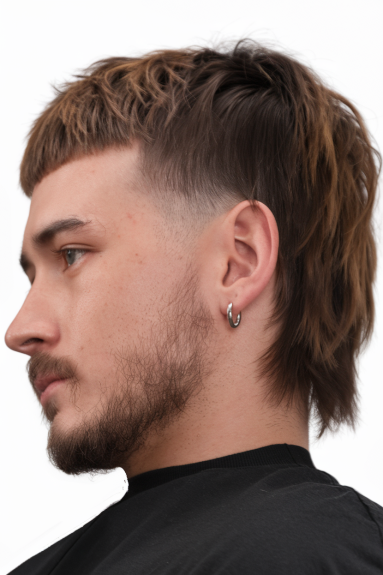 Modern Mullet Fade 2025: 27 Ideas For Men With Beard, Short, Long ...