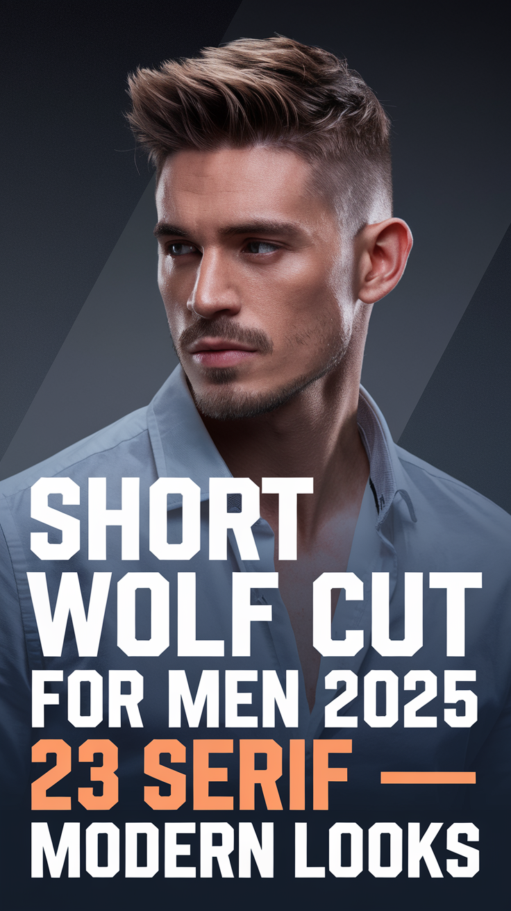 Short Wolf Cut For Men 2025: 23 Ideas For Wavy, Straight, Shaggy, Curly ...