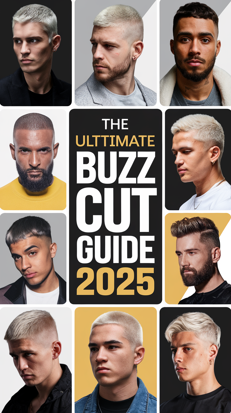 Buzz Cut For Men 2025: 23 Ideas With Beard, Fade, Short And Curly ...