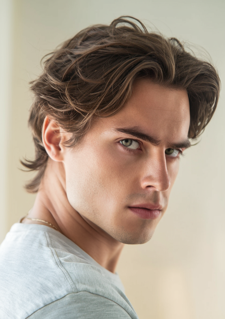 Middle Part Hairstyles For Men 2025: 21 Trendy Ideas For Straight, Wavy ...