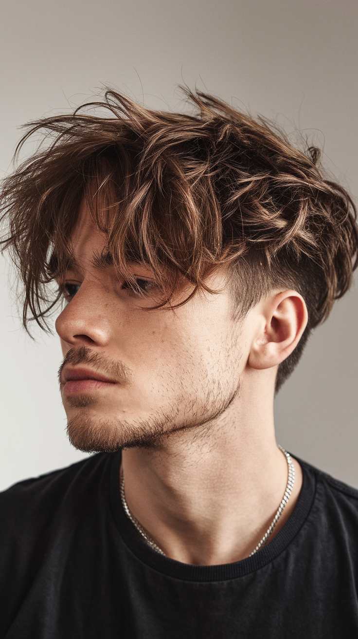 Messy Short Hair 2025: 25 Trendy Styles For Men With Bangs, Shaggy ...