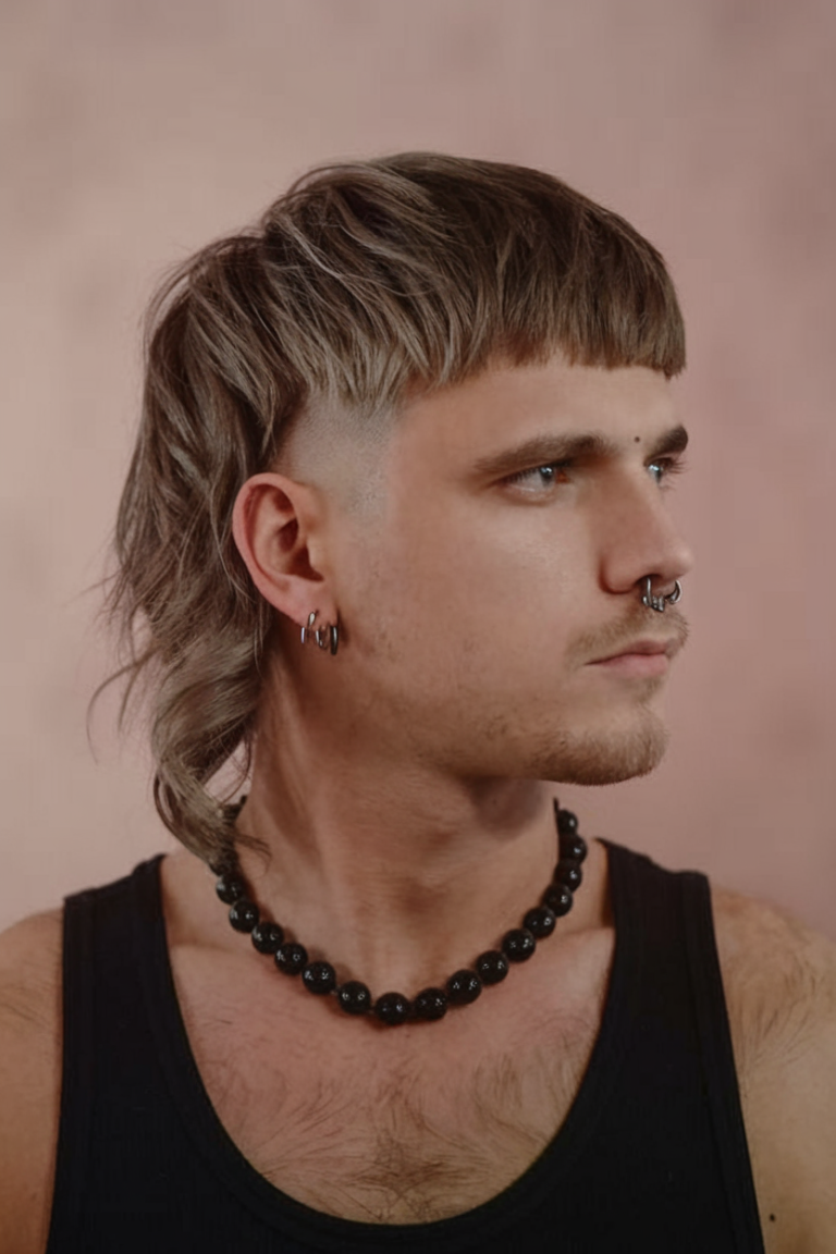 Stylish Faded Mullets For Men 2025: 21 Ideas For Straight, Curly, Wavy ...