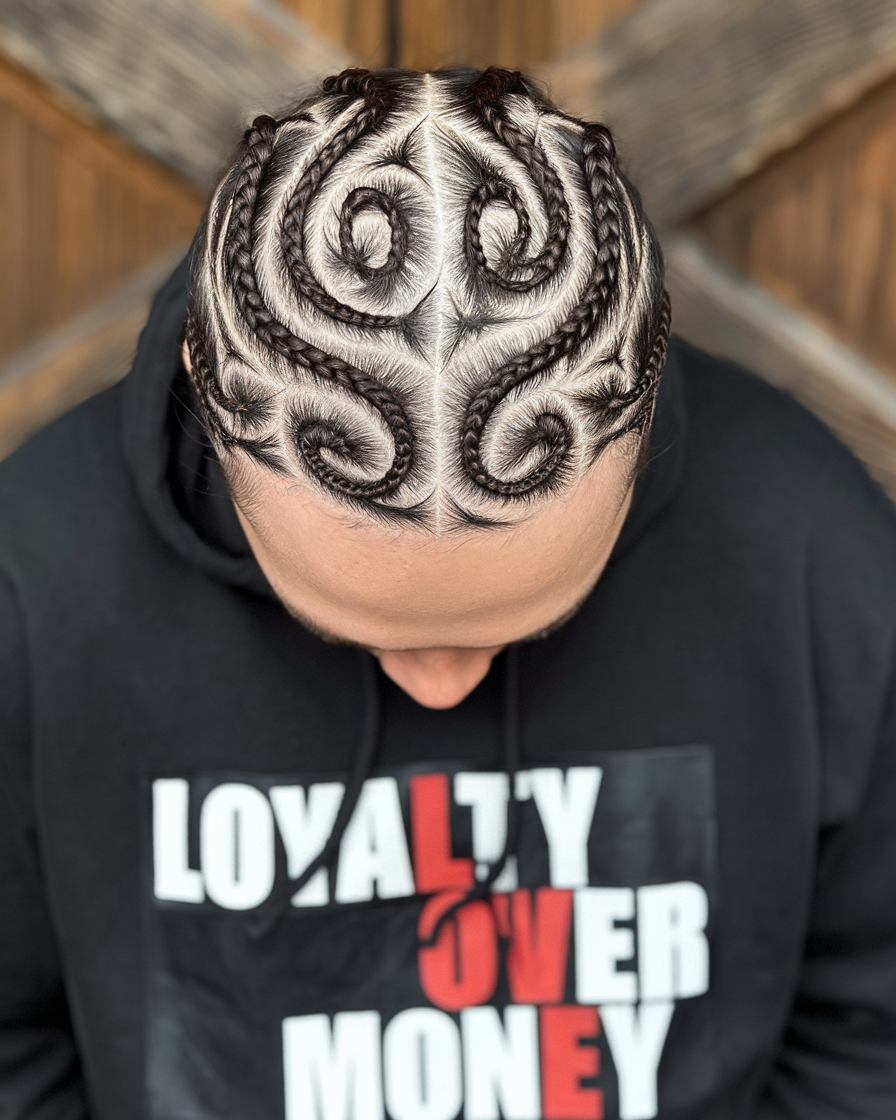 25 Cornrow Hairstyles For Men 2025 With Fade, High Top, Twists, Bun ...