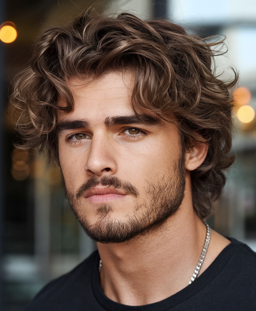 Wavy Hair For Men 2025: 25 Haircut Ideas For Natural Long, Short And ...