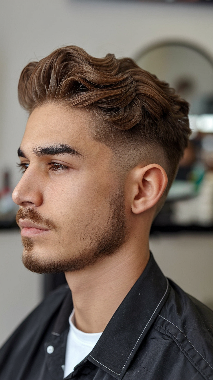 Slicked Back Hair For Men 2025: 27 Ideas With Modern Fade Style ...
