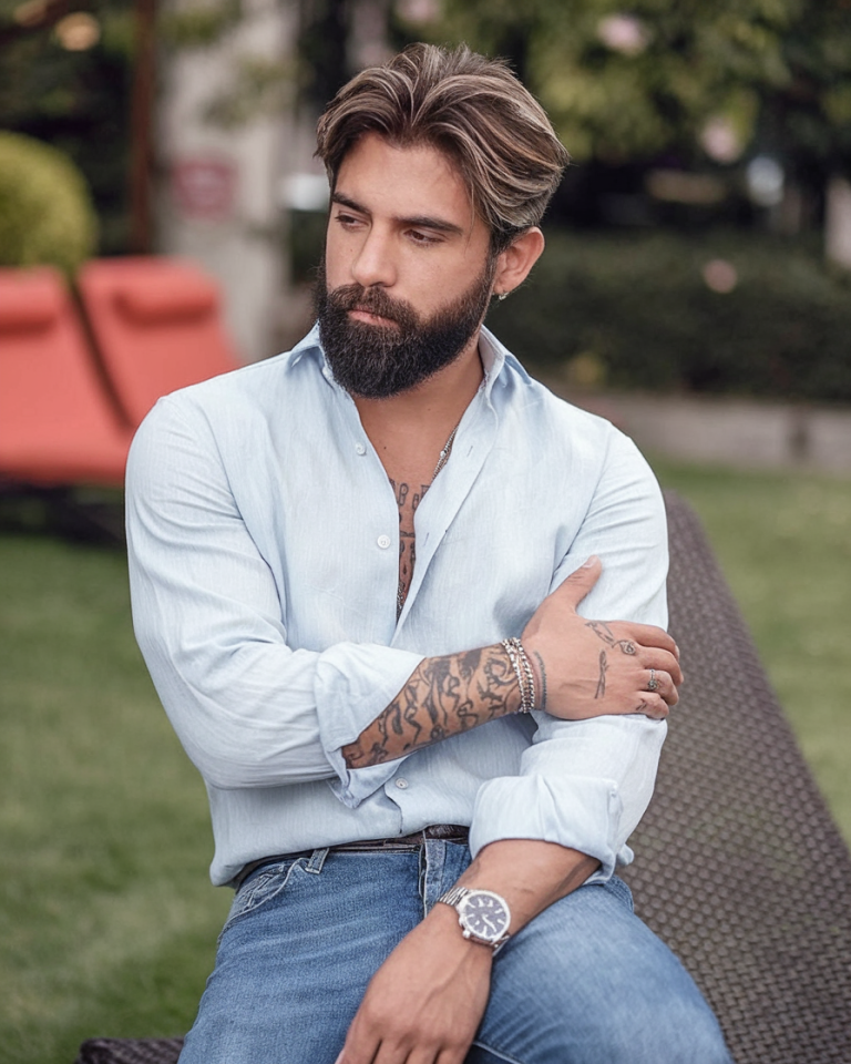 Middle Part Hairstyles For Men 2025: 21 Trendy Ideas For Straight, Wavy ...