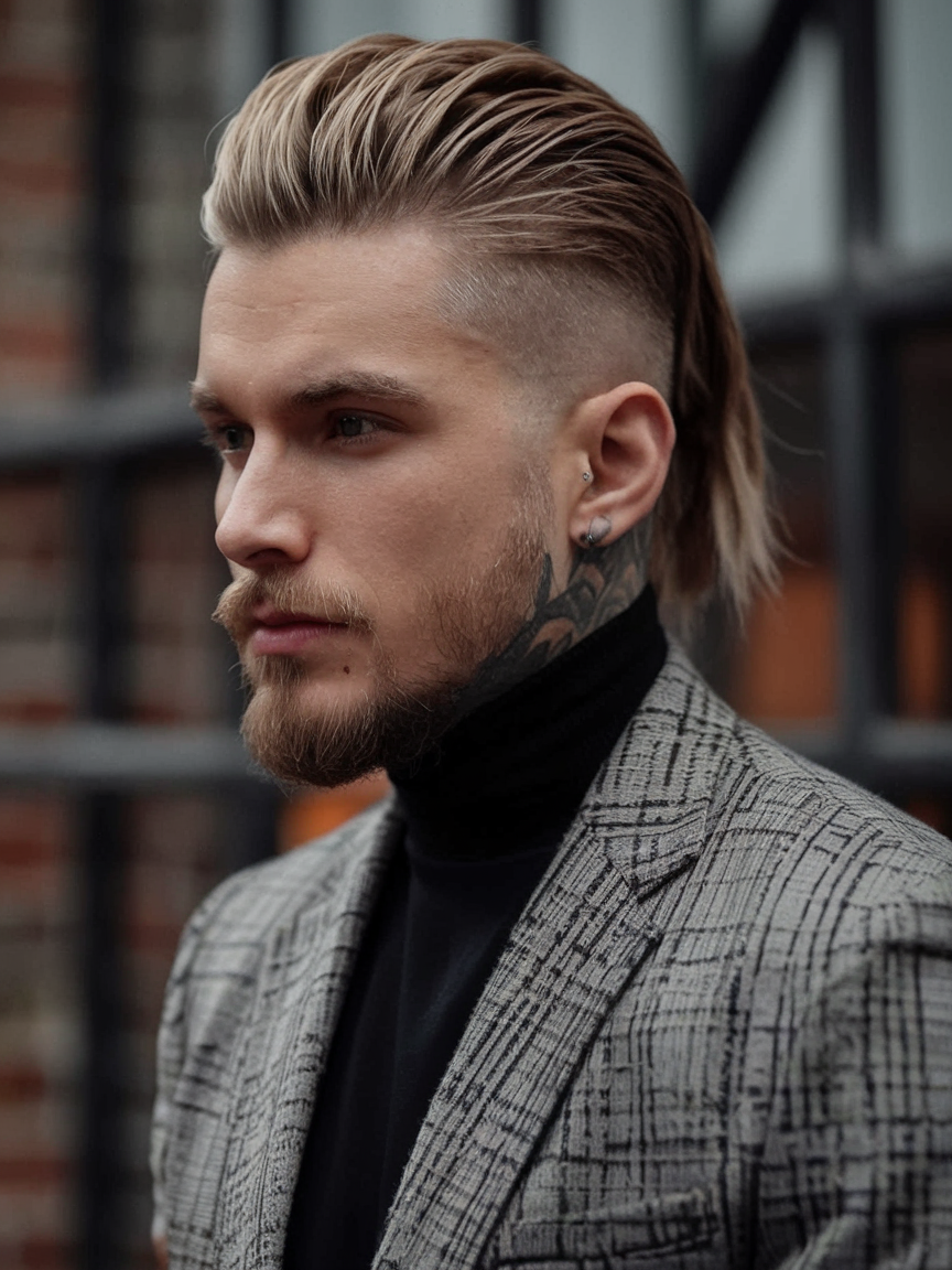 Slicked Back Hair For Men 2025: 27 Ideas With Modern Fade Style ...