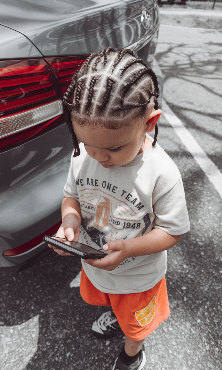 21 Lil Boys Braids Styles 2025 With Cornrows, Twists, Plaits Fade And ...