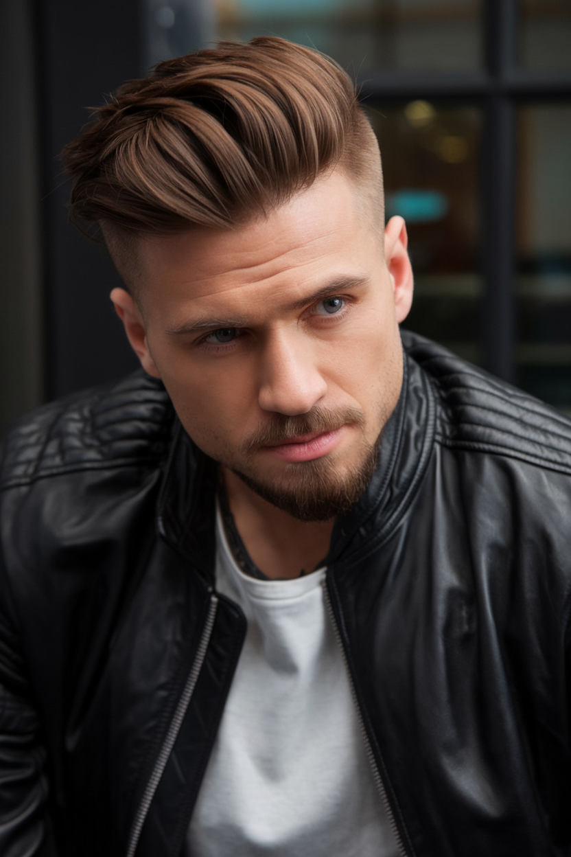 Slicked Back Hair For Men 2025: 27 Ideas With Modern Fade Style ...