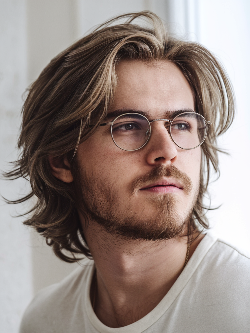 Middle Part Hairstyles For Men 2025: 21 Trendy Ideas For Straight, Wavy ...