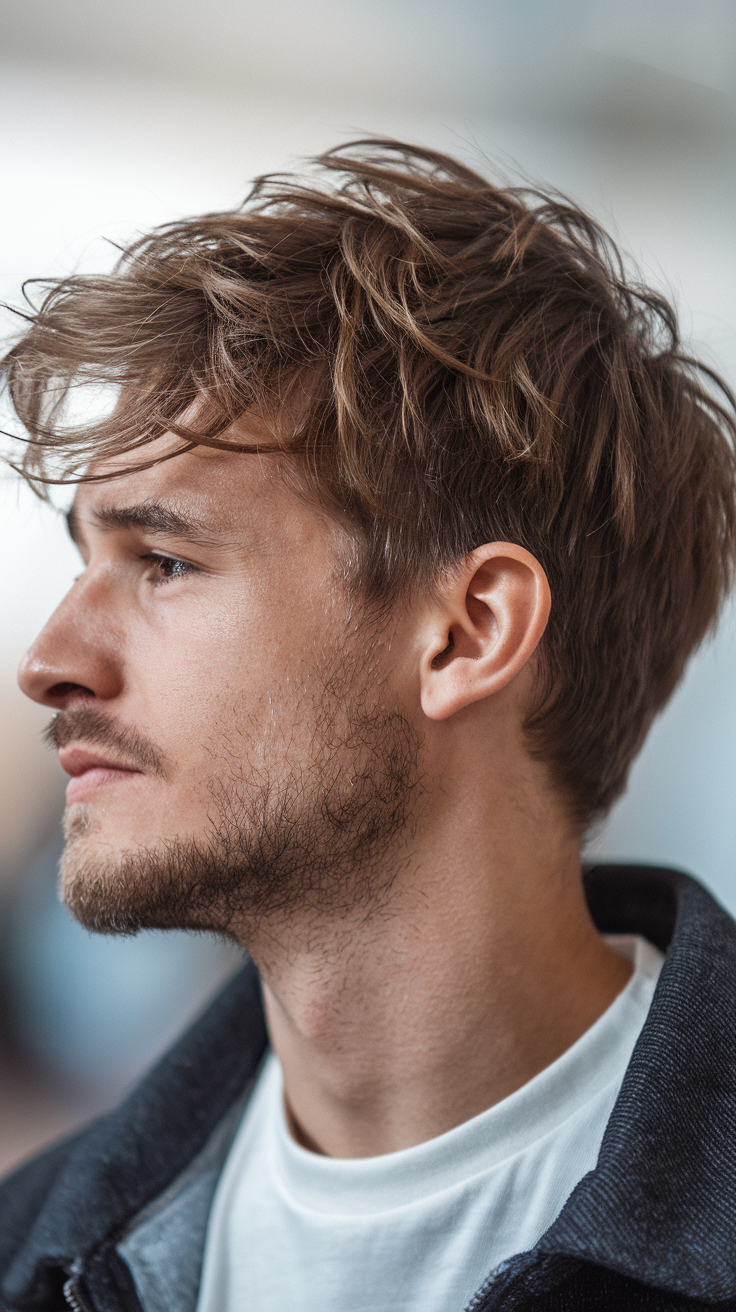 Messy Short Hair 2025: 25 Trendy Styles For Men With Bangs, Shaggy ...