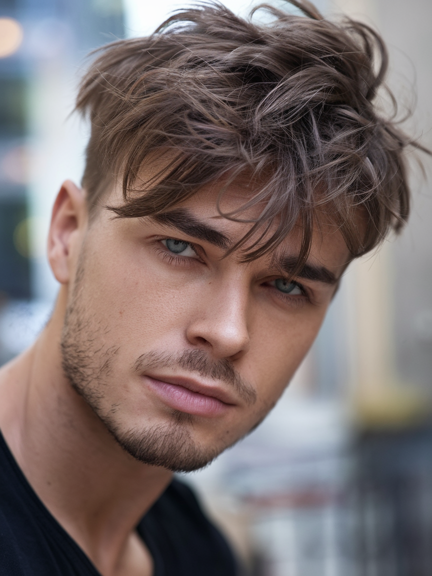 Stylish Fringe Haircut 2025: 23 Ideas For Men With Curly, Wavy, Short ...