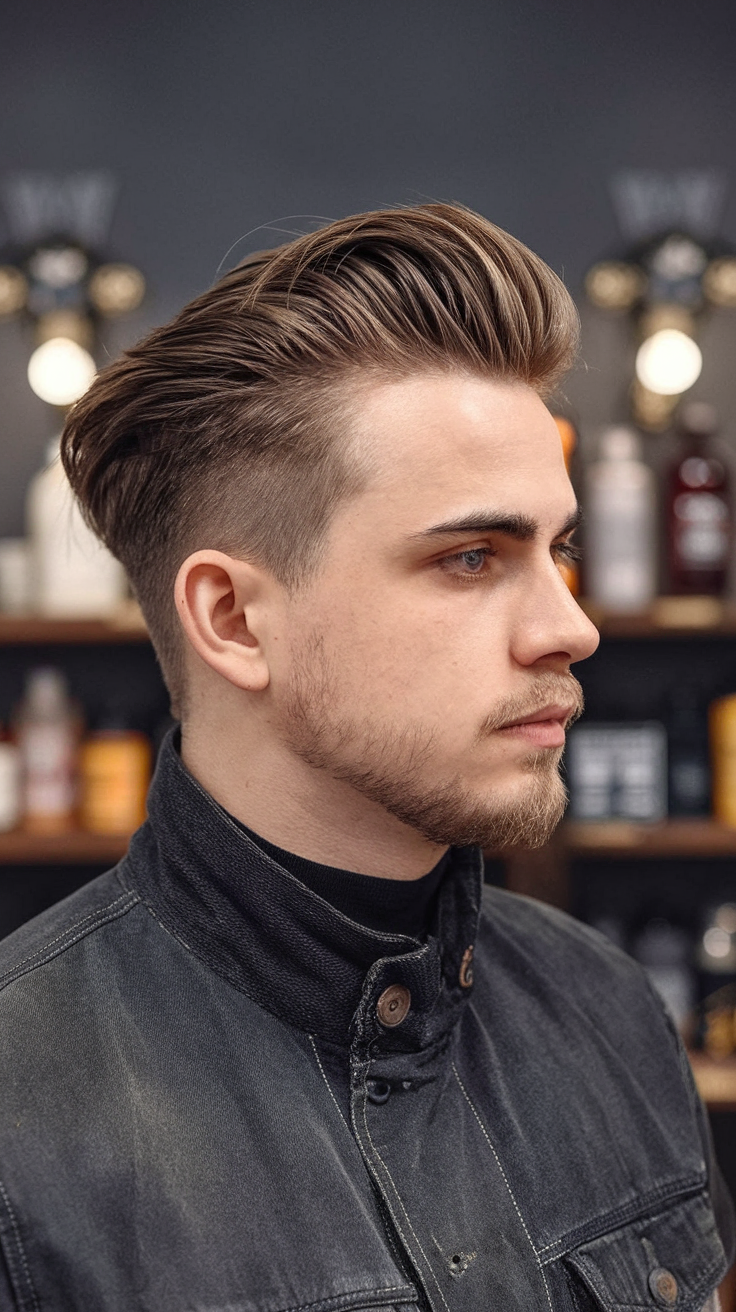 Slicked Back Hair For Men 2025: 27 Ideas With Modern Fade Style ...