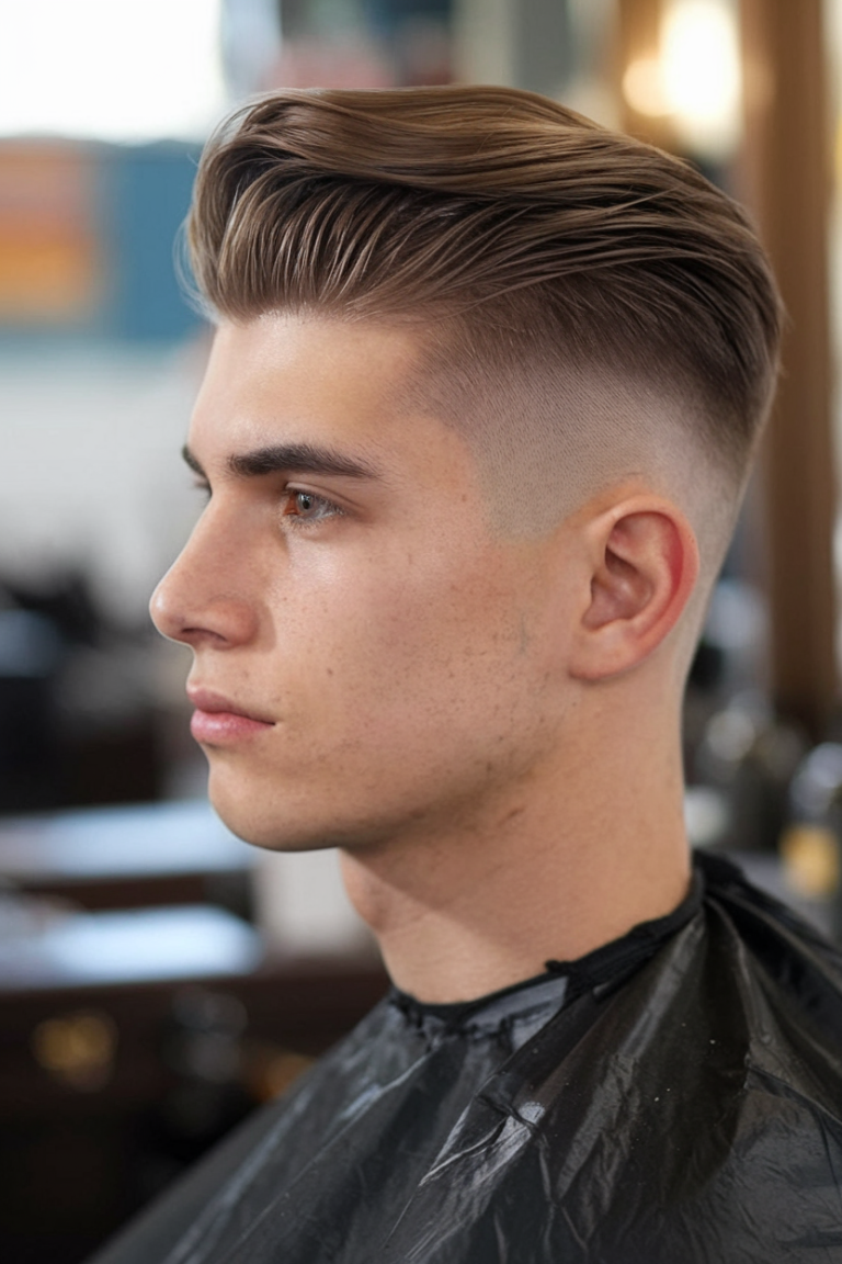 Slicked Back Hair For Men 2025: 27 Ideas With Modern Fade Style ...